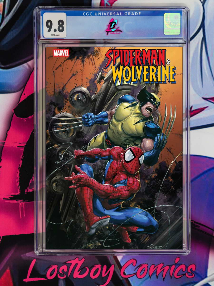 SPIDER-MAN & WOLVERINE #1 CLAYTON CRAIN CGC 9.8 – Lostboy Comics