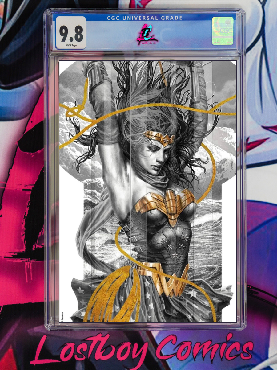 WONDER WOMAN: BLACK & GOLD #6 C2E2 Lee Bermejo Virgin CGG 9.8 – Lostboy Comics