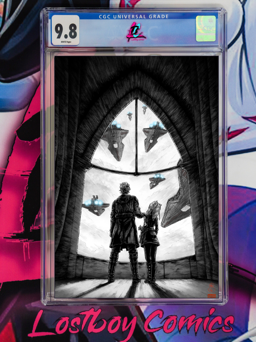 STAR WARS AHSOKA #8 TAKASHI OKAZAKI LIMITED EDITION VIRGIN CGC 9.8 – Lostboy Comics