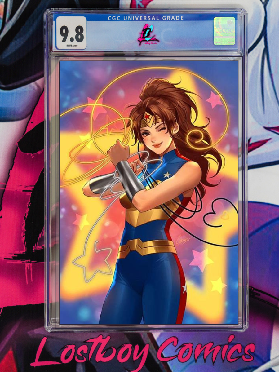 TRINITY DAUGHTER OF WONDER WOMAN #1 LESLEY LEIRIX LI CGC 9.8 – Lostboy Comics
